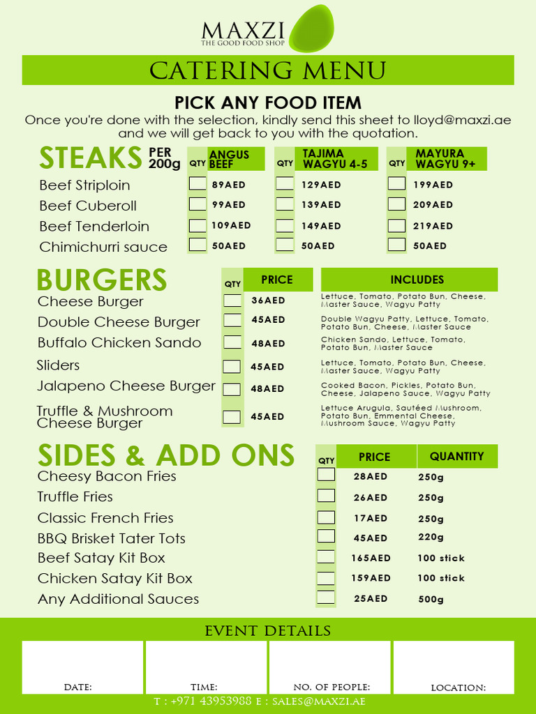 Catering-Menu-2 | PDF