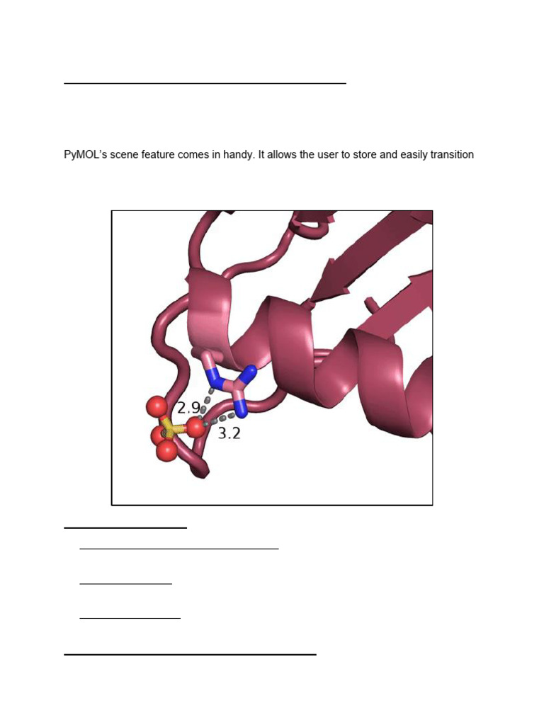 PyMOL Bonus Tutorial | PDF