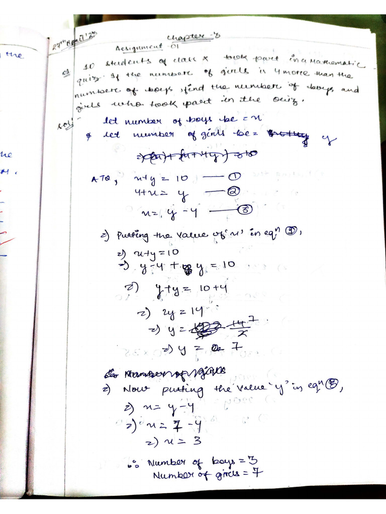 maths assignment -1 | PDF