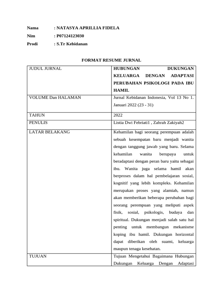 Resume Jurnal | PDF