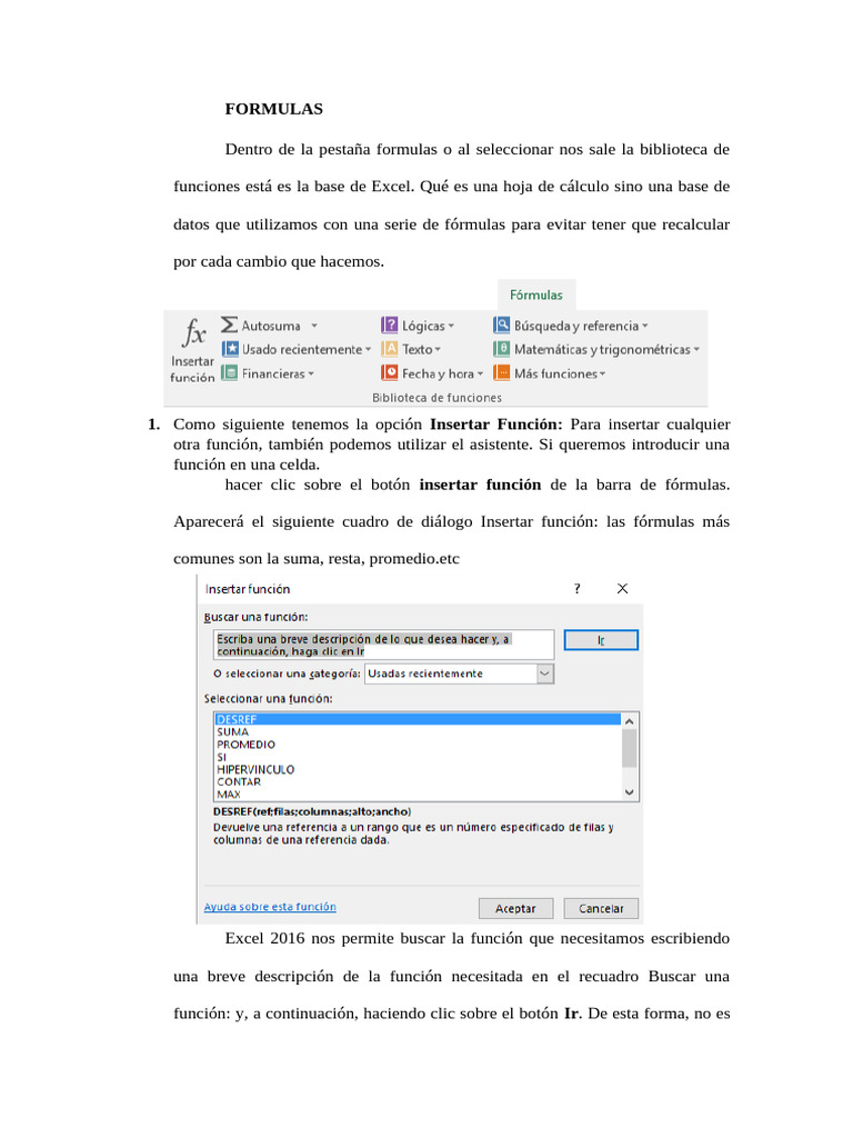 Manual de Excel - 2016 | PDF