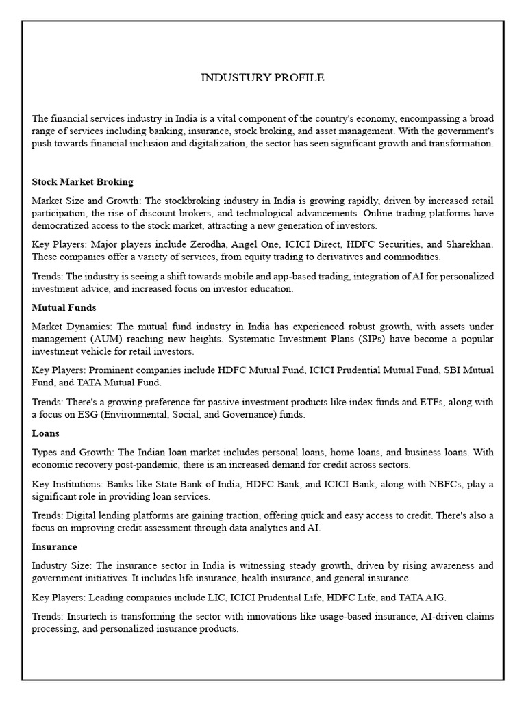 Industry Profile | PDF