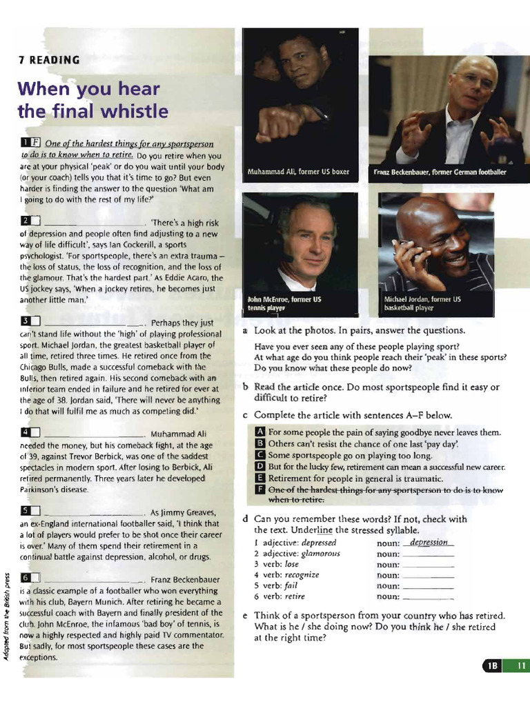 Reading - 1B 1C | PDF