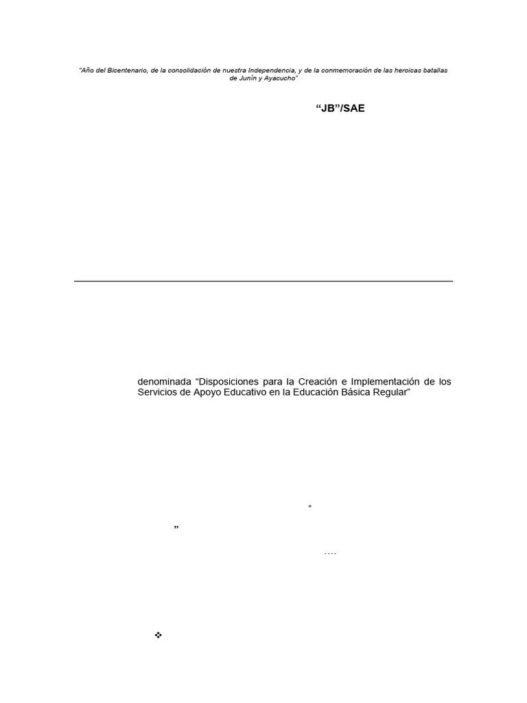 Plan de Trabajo Institucional Servicio de Apoyo Educativo Interno de La ...