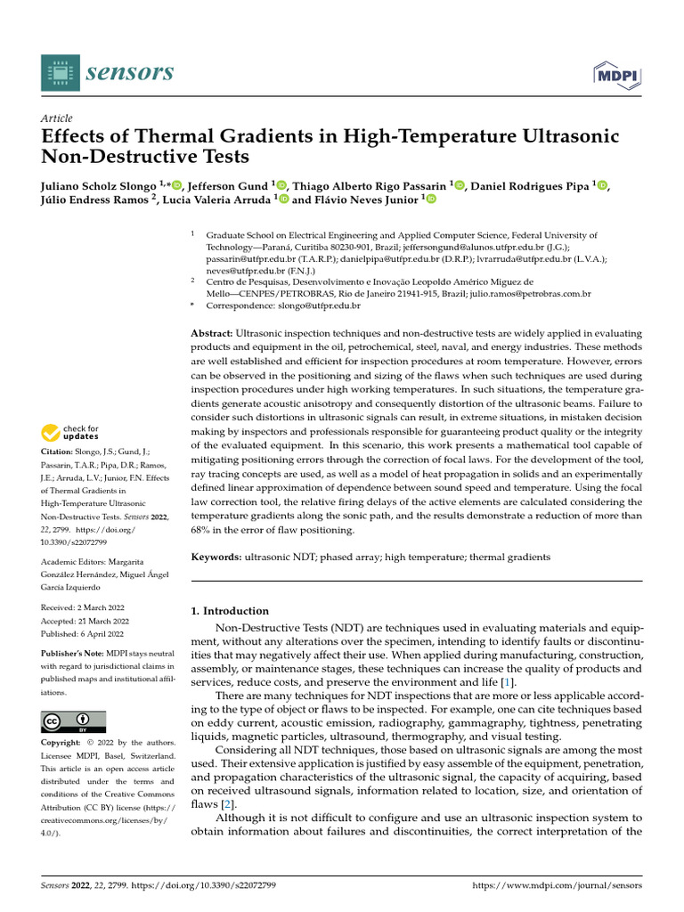 Effects of Thermal Gradients in High-Temperature U | PDF