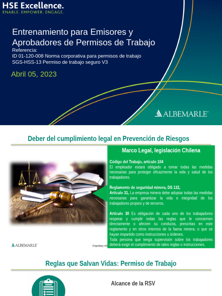 Entrenamiento PTS | PDF