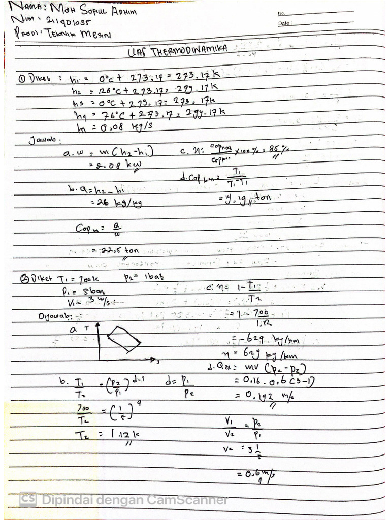 211401035-Moh Sofiul Adhim-Uas Thermo | PDF