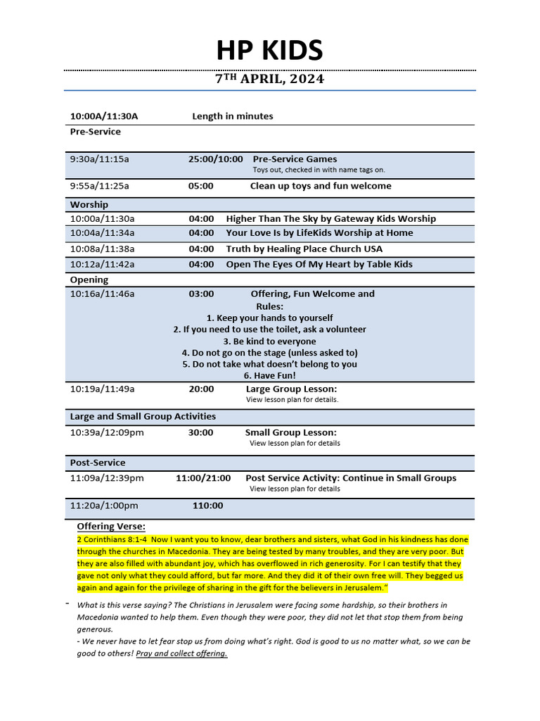 Order of Service | PDF