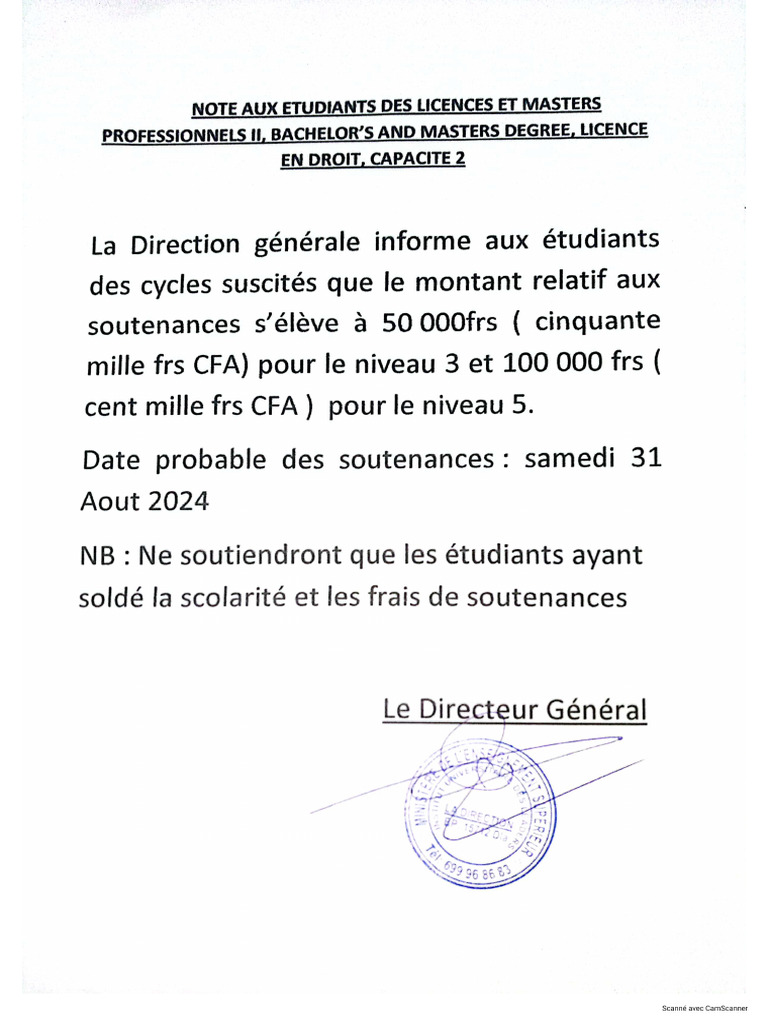 Note Soutenance | PDF