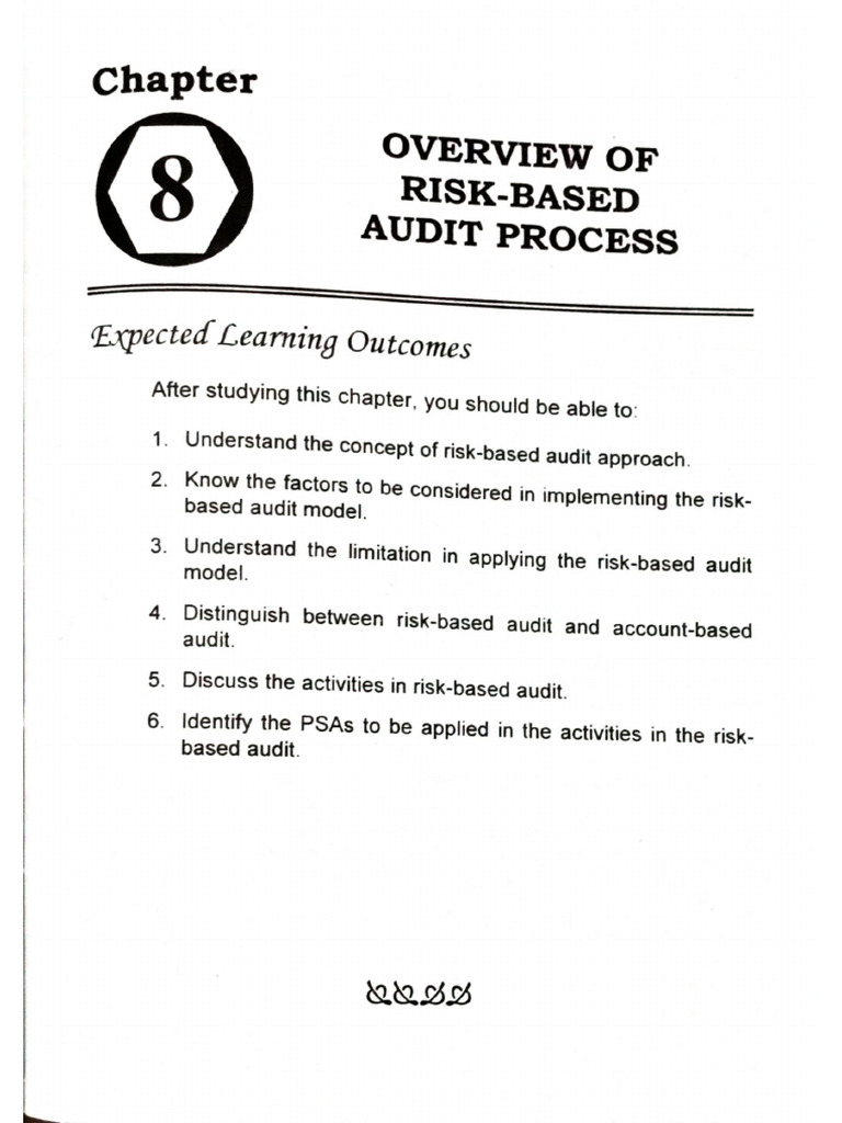 Chapter 8 Overview of Risk-Based Audit Process | PDF
