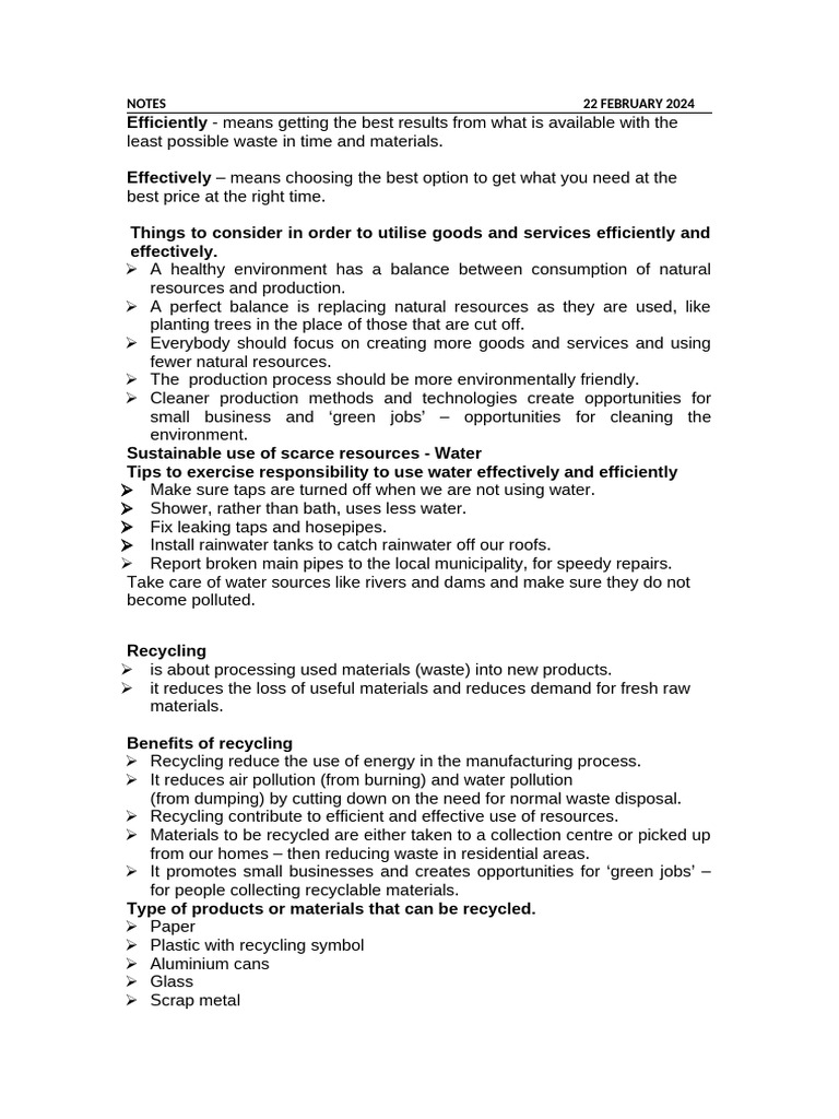 22 FEB 2024 Ems Notes | PDF