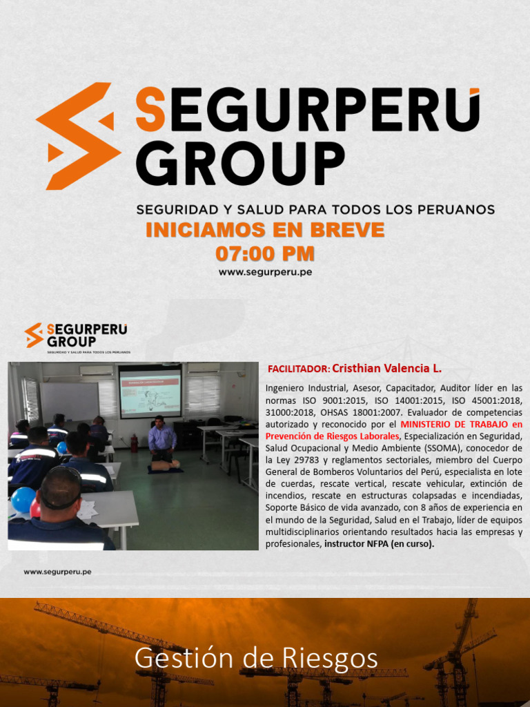 PPT - Gestion de riesgos, SCTR | PDF