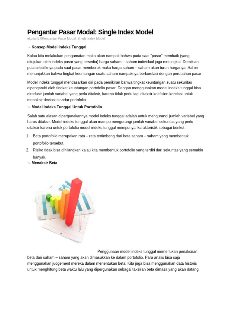 Pengantar Pasar Modal | PDF