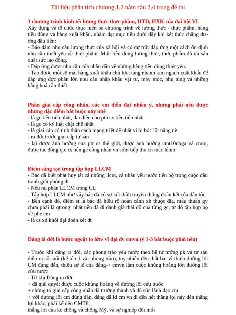 De Cuong On Tap LSD | PDF
