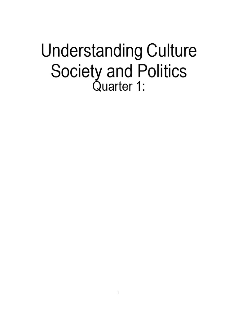 UCSP - WEEK 1 - Nature Goals | PDF