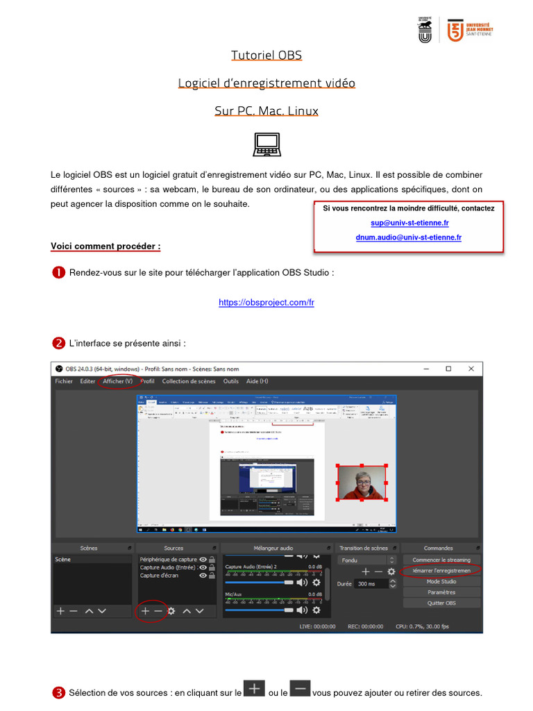 Tutoriel OBS | PDF