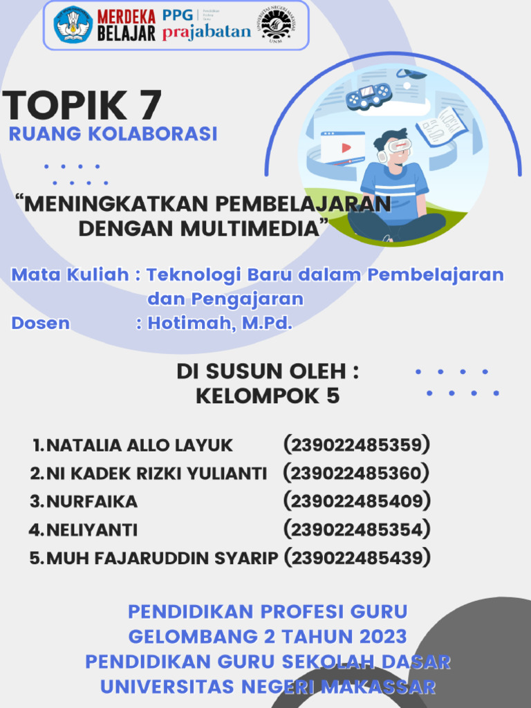 TP7 - Ruang Kolaborasi - Teknologi - KLP 5 | PDF