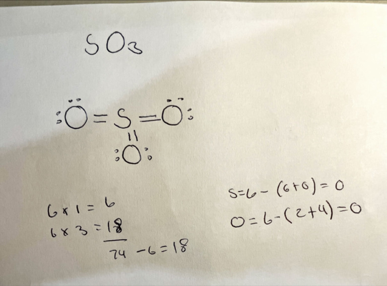 Estructura de Lewis SO3 | PDF