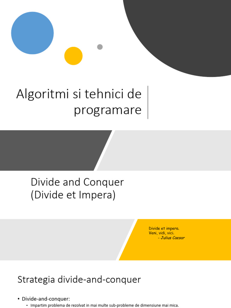 Algoritmi Si Tehnici de Programare | PDF