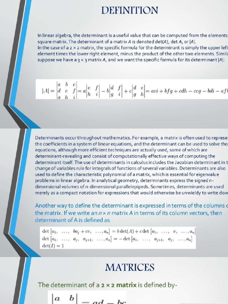 Chapter-4-Determinants | PDF
