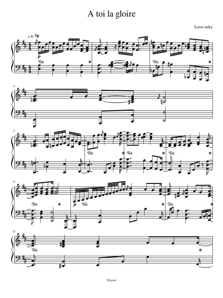 A Toi La Gloire. Exo | PDF