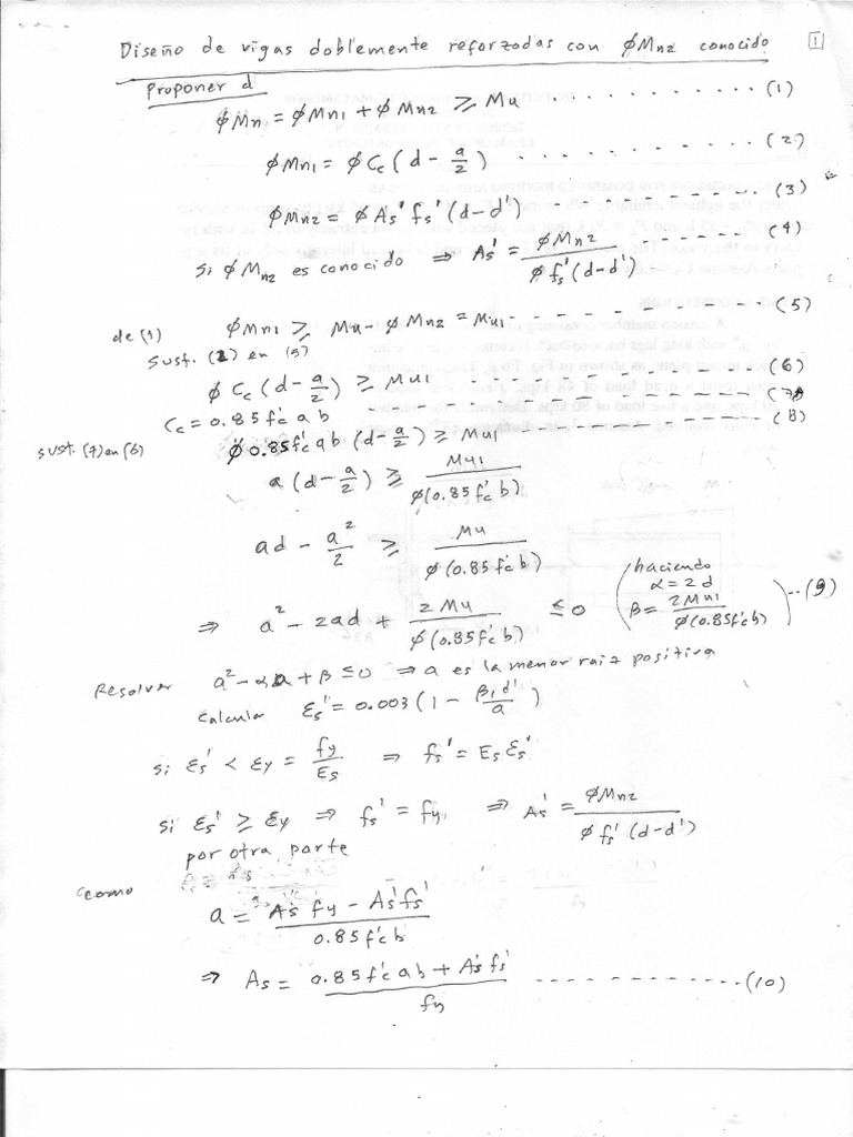 DECR-Viga Con Mu2 Conocido | PDF