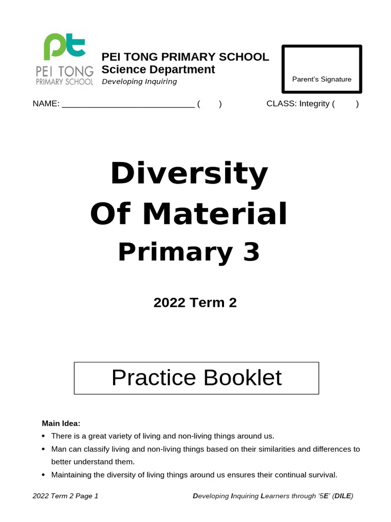P3 Diversity of Material PB | PDF