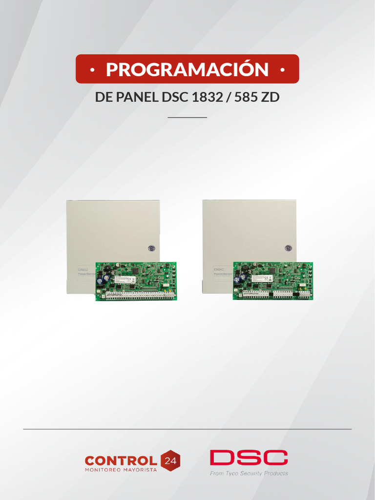 Programacion DSC 1832-585ZD | PDF