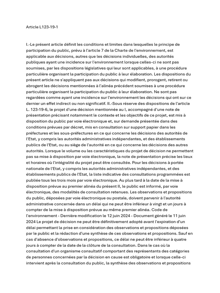 Article L123 Code | PDF