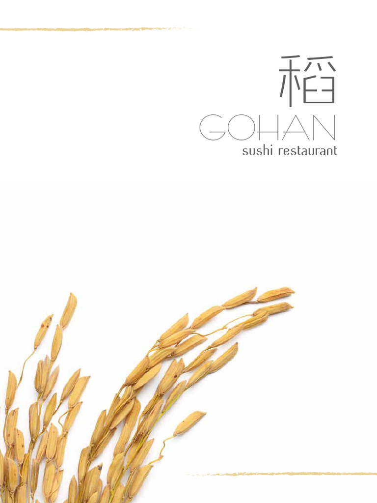 Menu Gohan Sushi Cagliari 2 | PDF