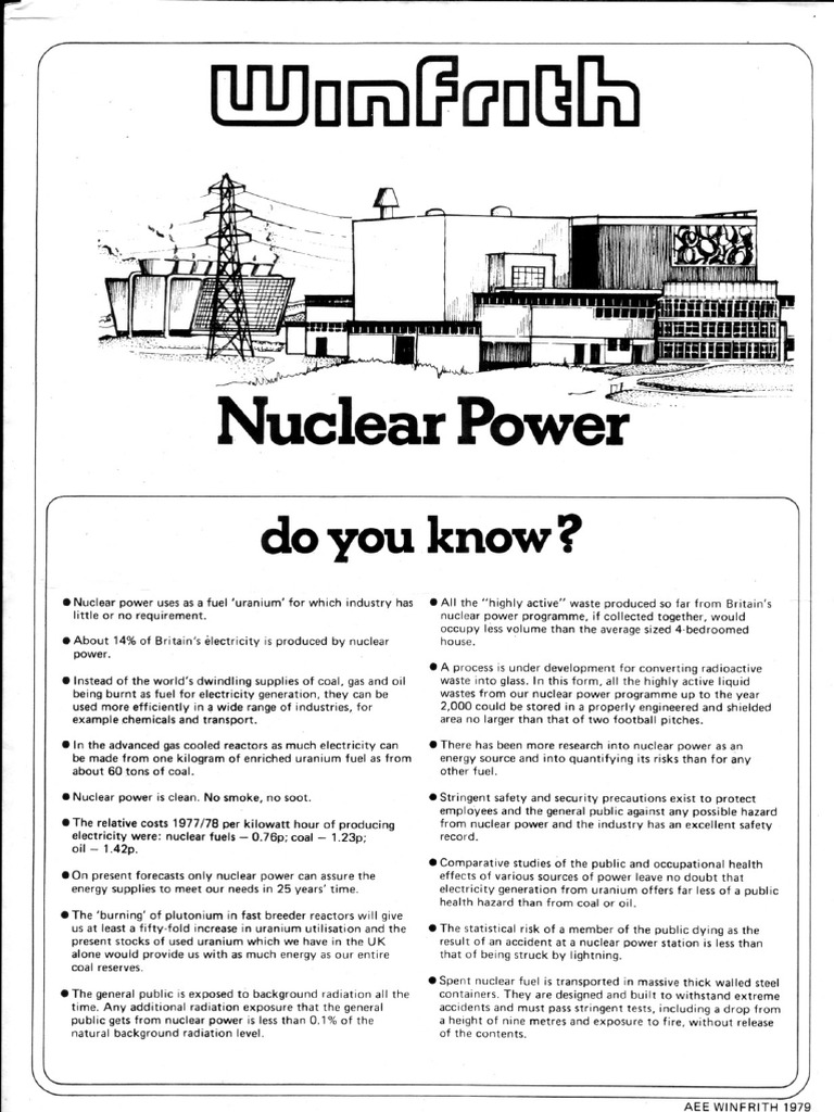 Uk Aea Winfrith-1979 | PDF