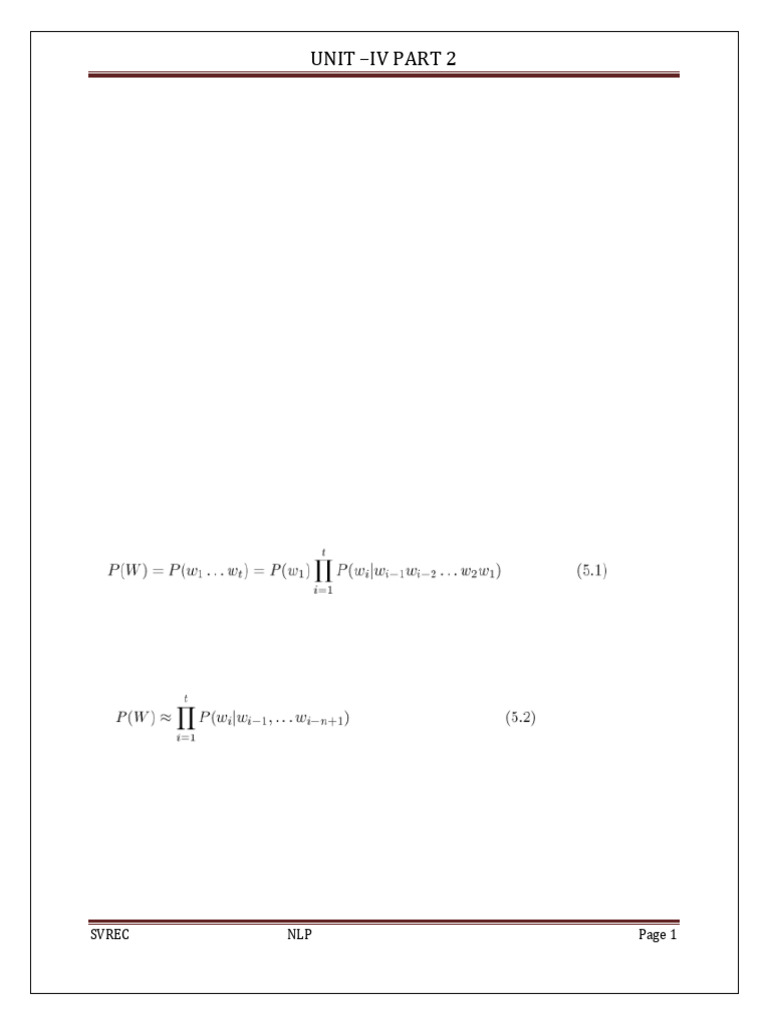 UNIT-4 NLP PART-2 | PDF