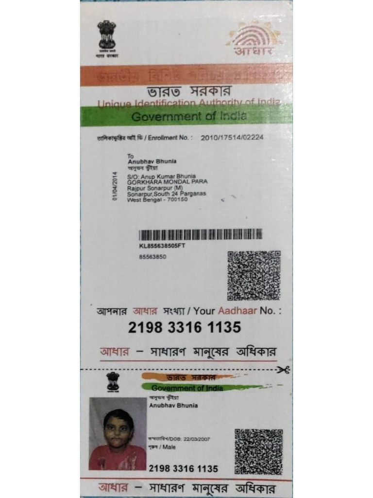Aadhaar | PDF