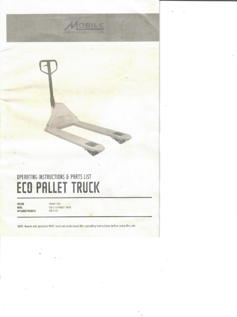 Manual Pallets | PDF