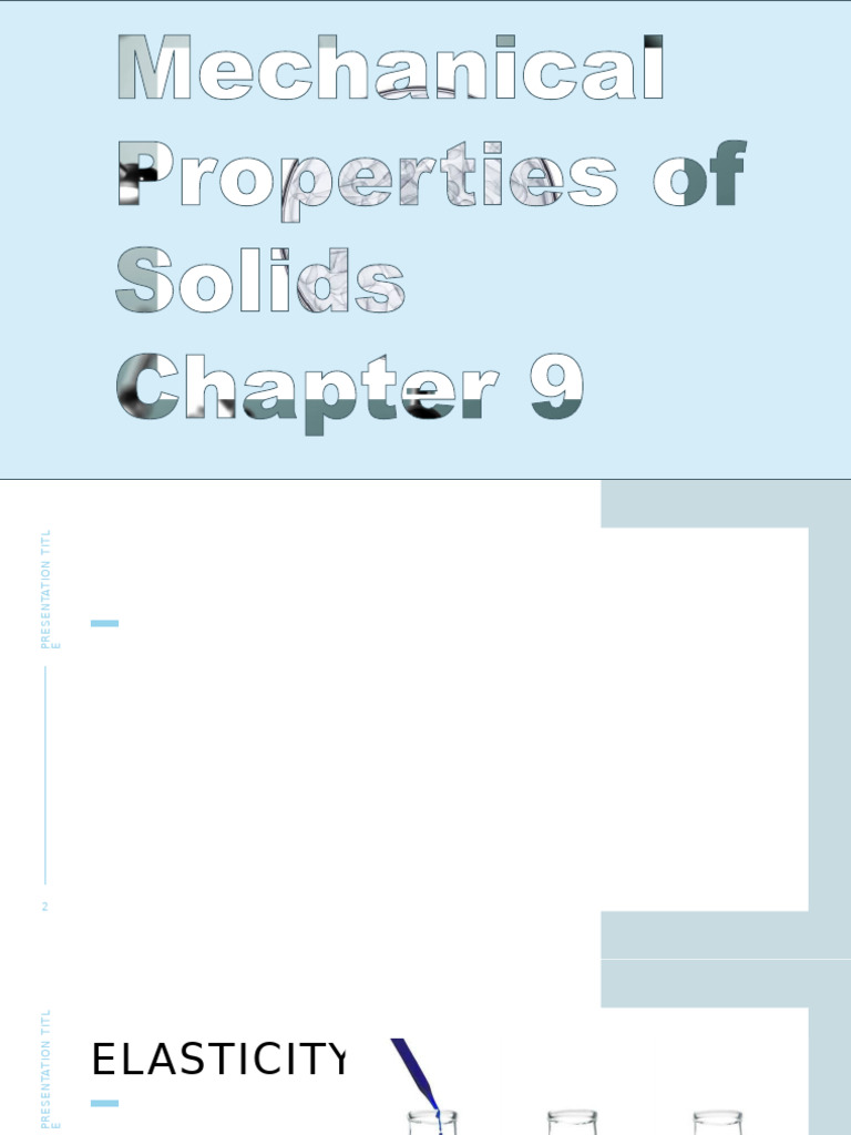 Properties of Solids | PDF