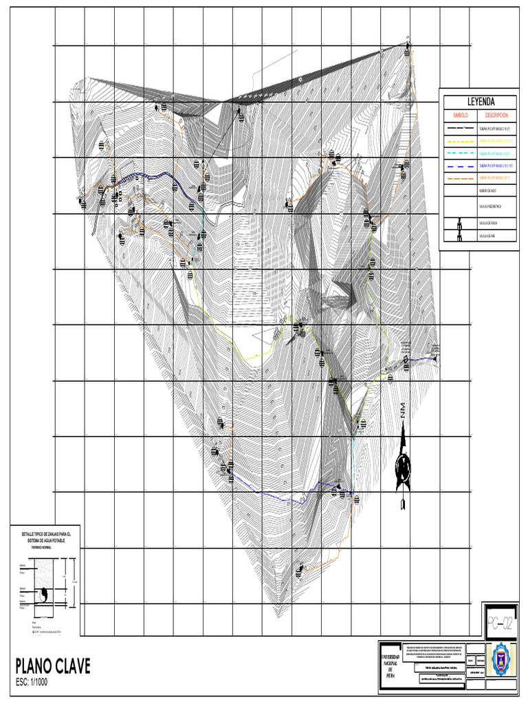 Anexo 03. Plano Clave Sistema de Agua Potable Normativa-Plano Clave Norma | PDF