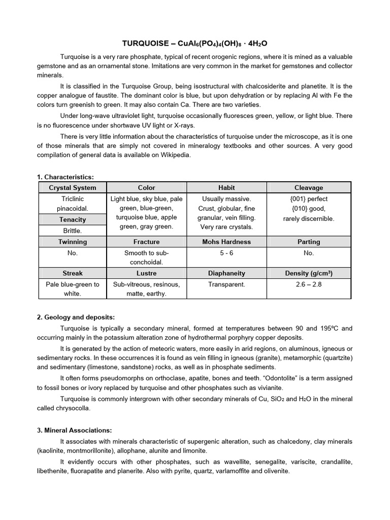 Turquoise | PDF
