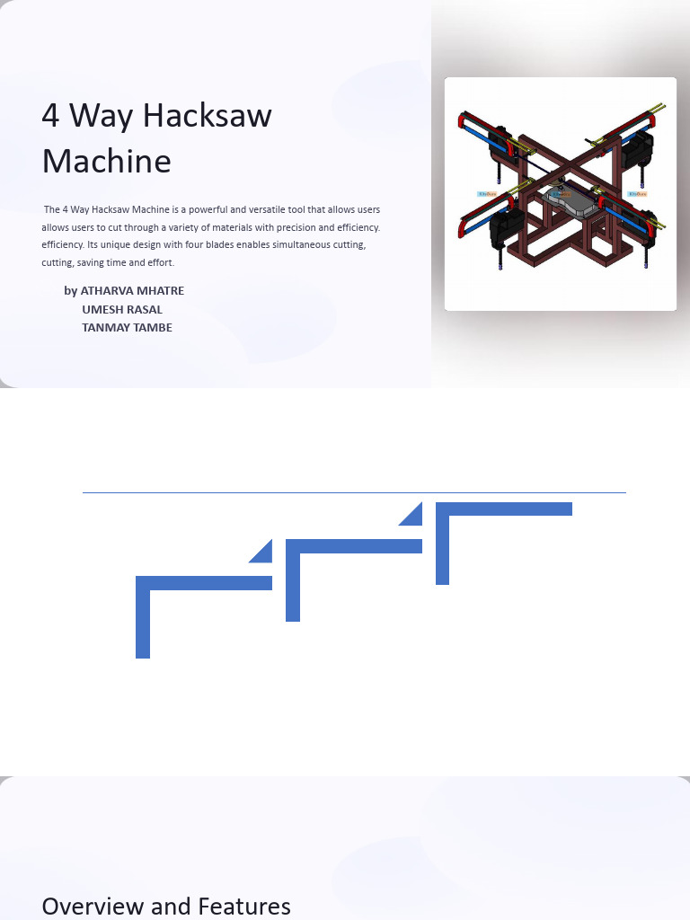 4 Way Hacksaw Machine | PDF