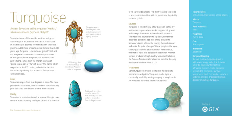riginov-education-and-guidance-gemology-gemstones-types-turquoise | PDF