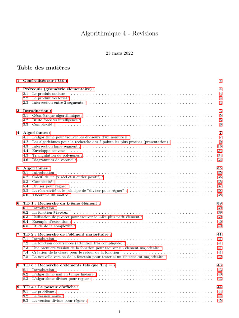 Algorithmique 4 | PDF