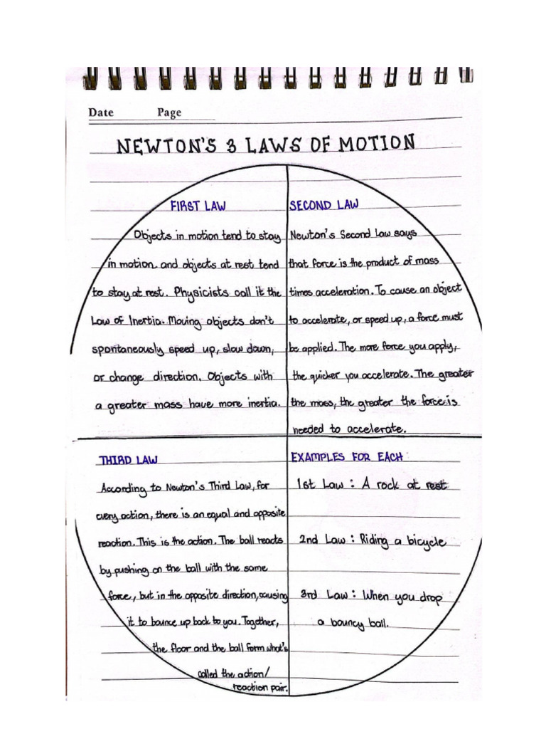 SCIENCE NEWTON'S LAWS - GRADE 8 SCIENCE | PDF