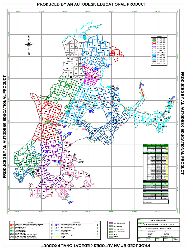 PLANO GENERAL FLM 2017 con sectores | PDF