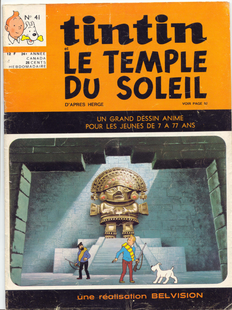 Tintin Et Le Temple Du Soleil | PDF