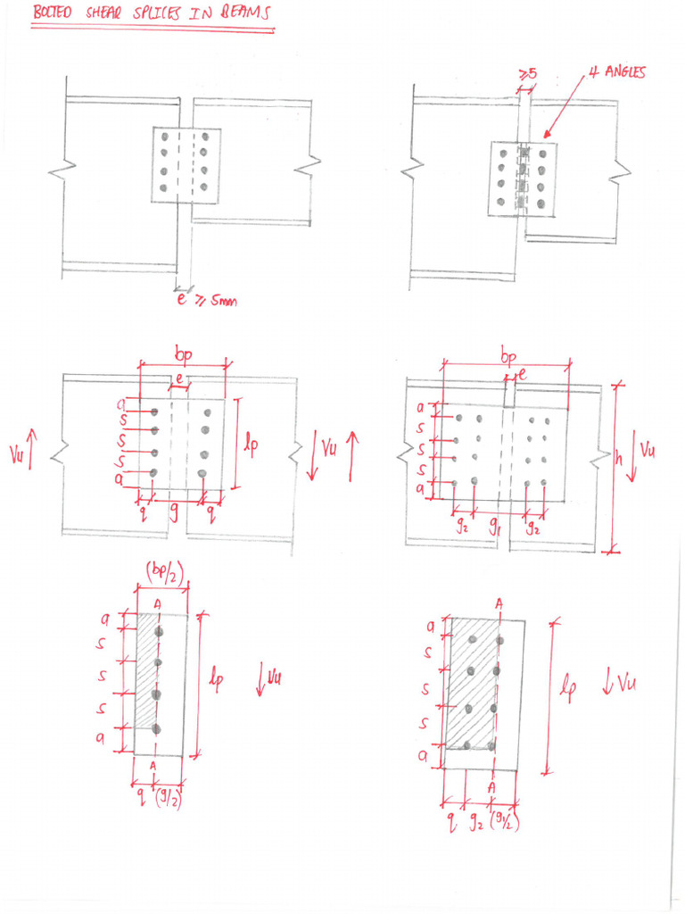 Detailing For Shear Splices | PDF