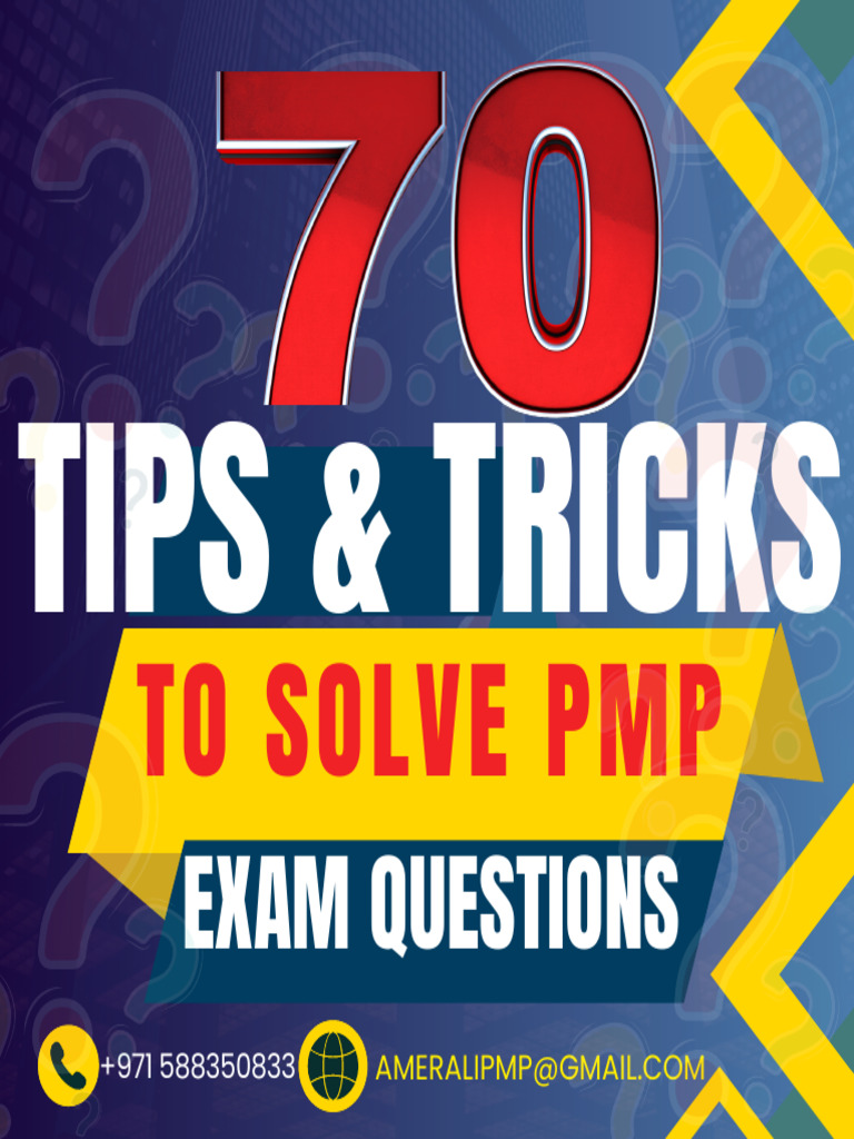 70 Tips and Tricks For PMP 1694464786 | PDF