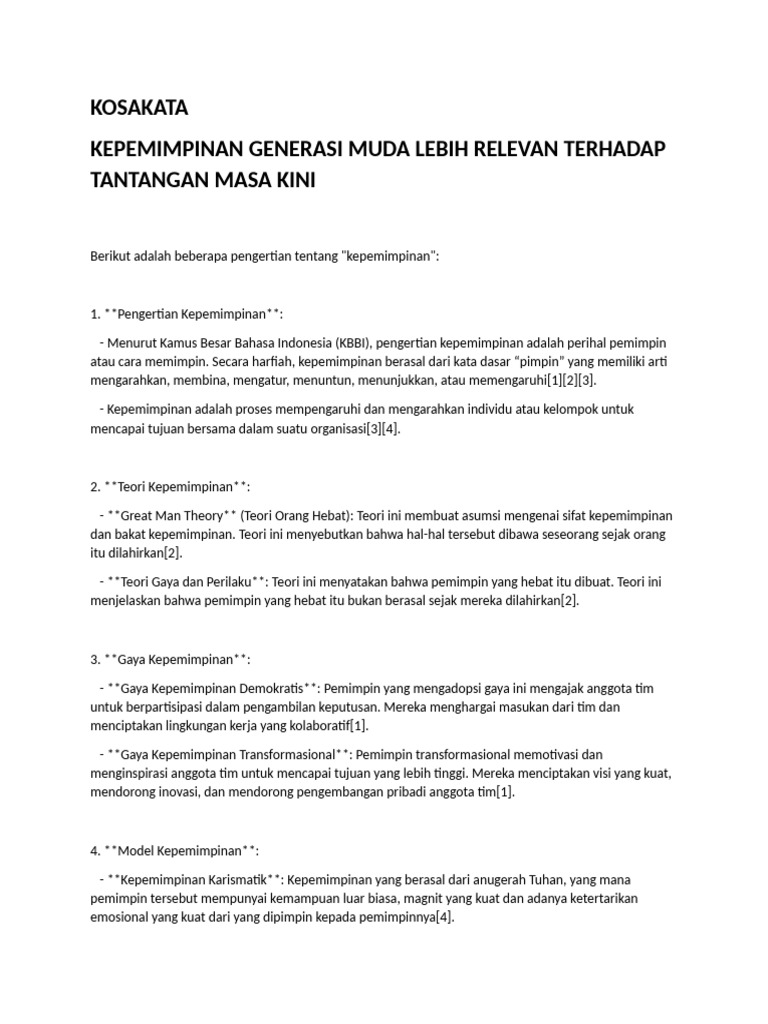 KOSAKATA | PDF