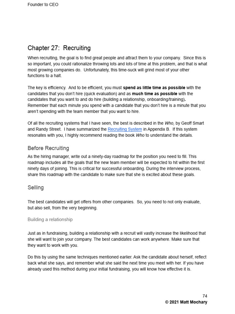 Recruiting Guide | PDF