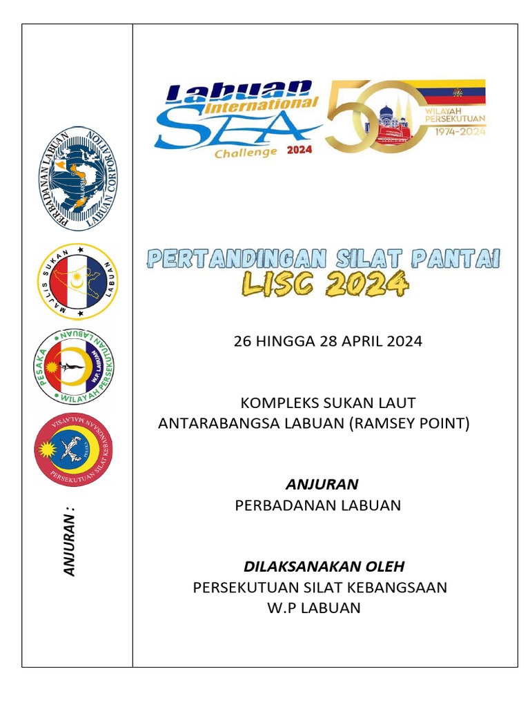 HANDBOOK PERTANDINGAN SILAT PANTAI LISC 2024 | PDF