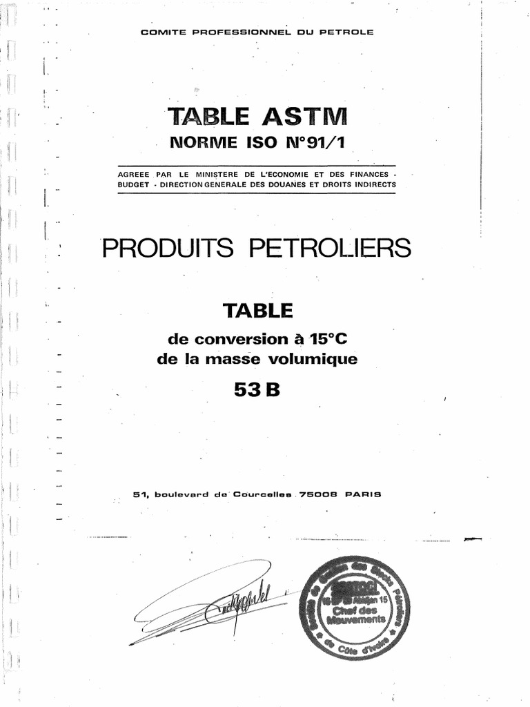 Table ASTM 53 & 54 B | PDF