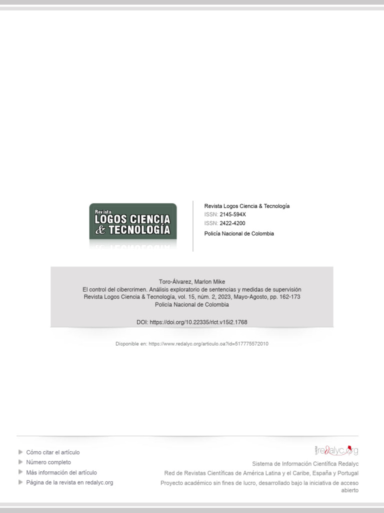 Issn: Issn:: Revista Logos Ciencia & Tecnología 2145-594X 2422-4200 ...